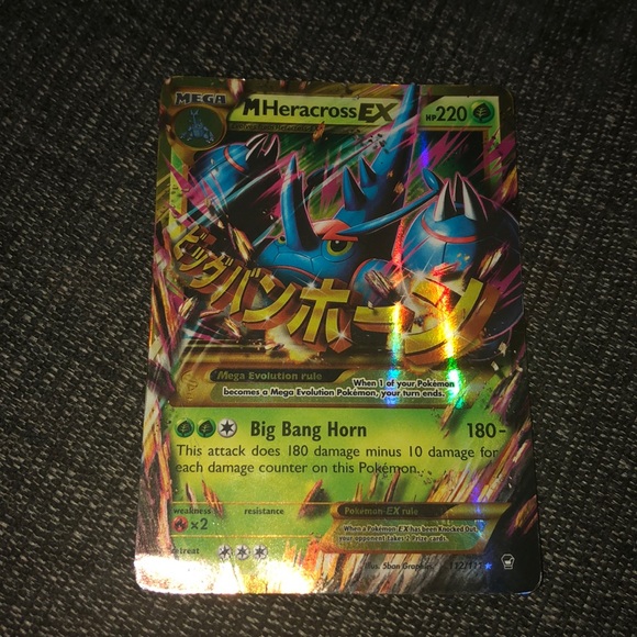 Pokemon | Toys | Pokmon Training Mega Ex Cards | Poshmark